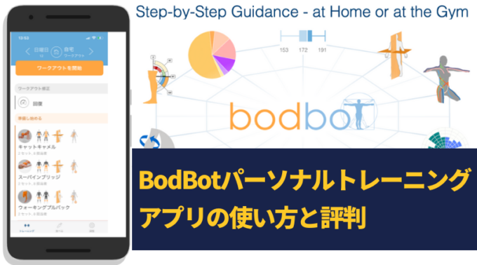 BodBotパーソナルトレーナーの評判とワークアウトの使い方 | フィットネスアプリの口コミ・レビュー特集ー本音の利用体験談
